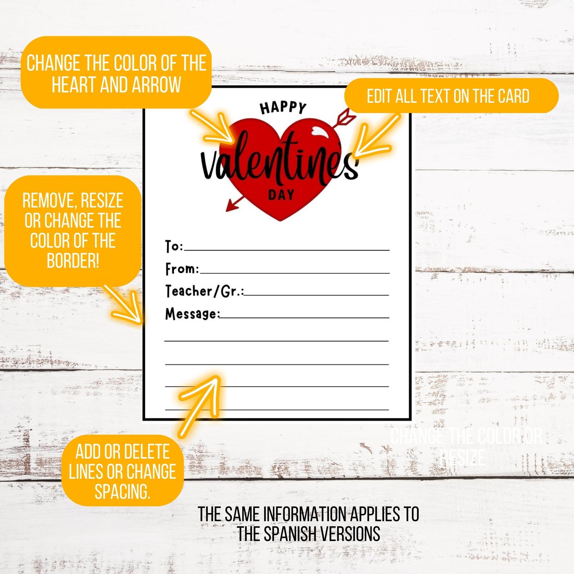 Valentine Candy Gram School Fundraiser Flyer Editable Candy - Etsy