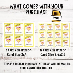 Printable Urine Gift Tags Cards for Doctor, Nurse, Urologist ...