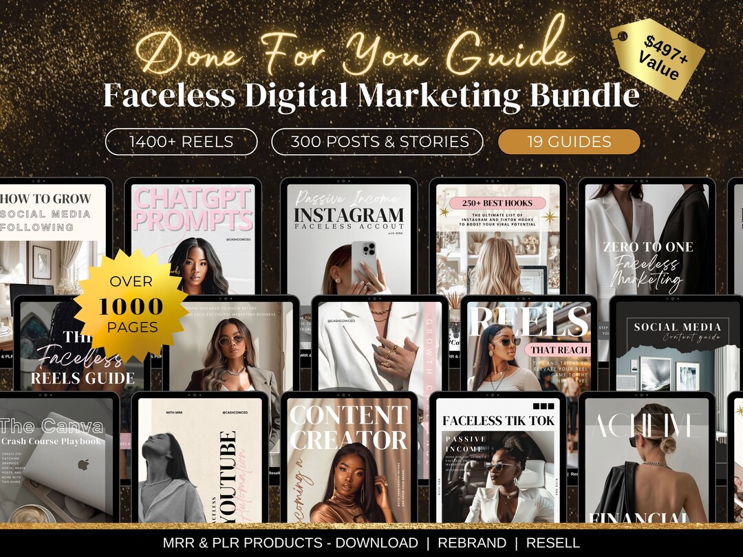 Digital Marketing Course Bundle Master Resell Rights Digital Guide MRR ...