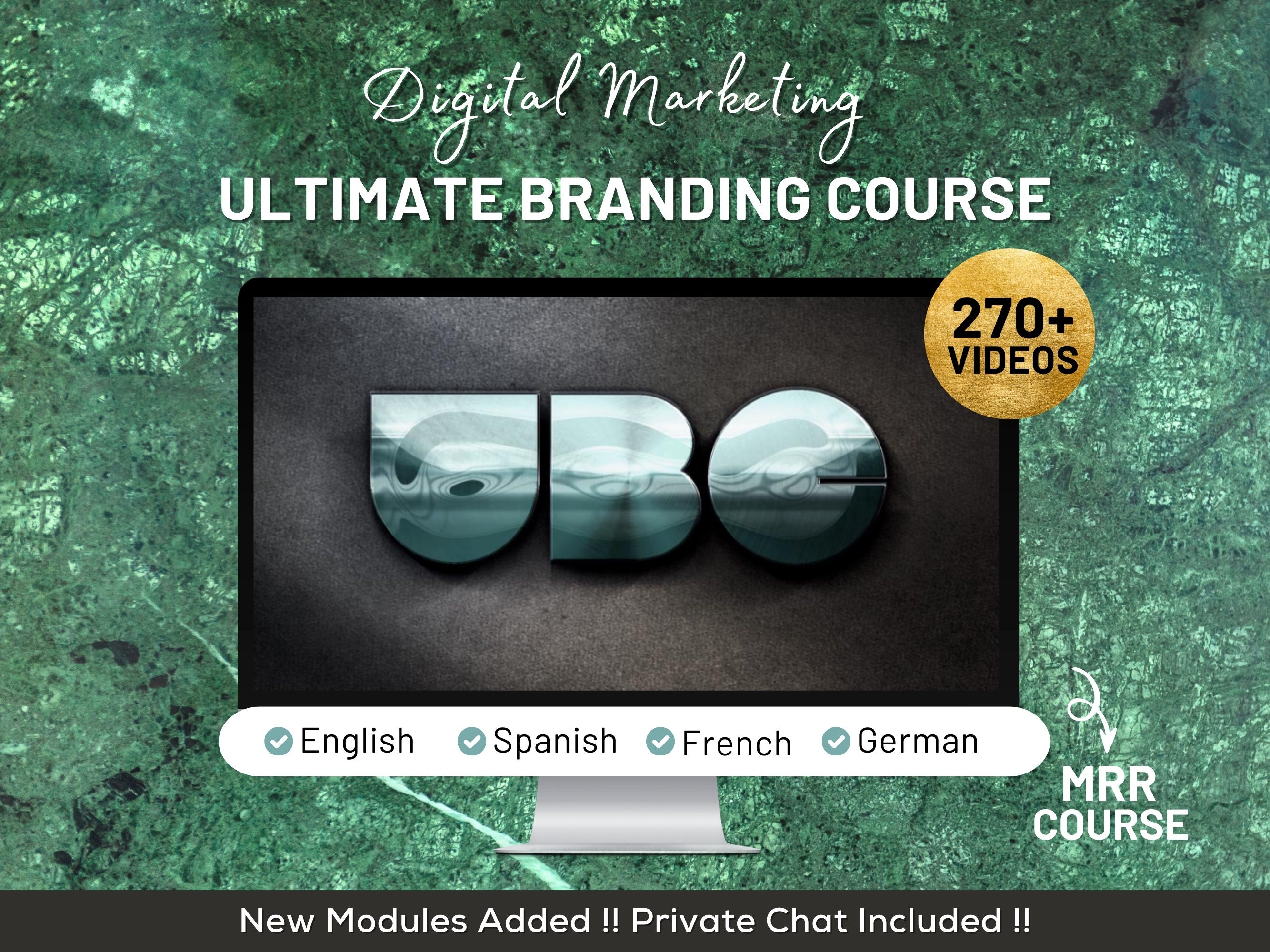 UBC Ultimate Branding Course W/ Master Resell Rights Digital Product ...