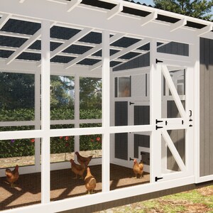 8x20 Walk-in Chicken Coop Plans 20 Chickens PDF Chicken Shed Plans Digital Download - Etsy