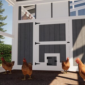 8x20 Walk-in Chicken Coop Plans 20 Chickens PDF Chicken Shed Plans Digital Download - Etsy