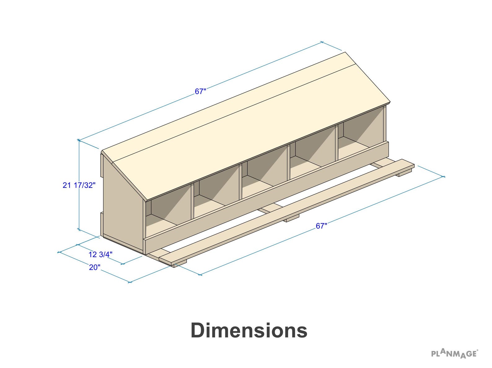 Chicken Nesting Box Plans: DIY for 5-15 Hens (PDF Download) - Etsy