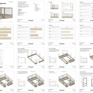 Large Raised Garden Bed Plans: 12x16 Walk-in Deer Fence (PDF) - Etsy