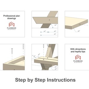 Chicknic Table Plans 16x17 in DIY Chicken Picnic Table PDF Download - Etsy