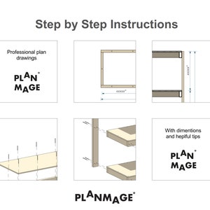 Large Storage Shelf Plans Bundle 1 DIY Modular Shelves Download - Etsy