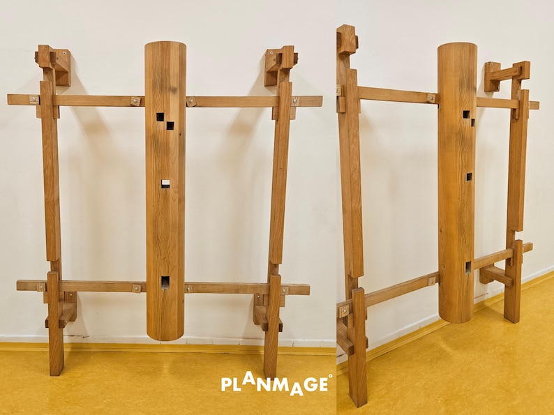 DIY Wing Chun Dummy Plans - How to Build Wooden Dummy PDF Download ...
