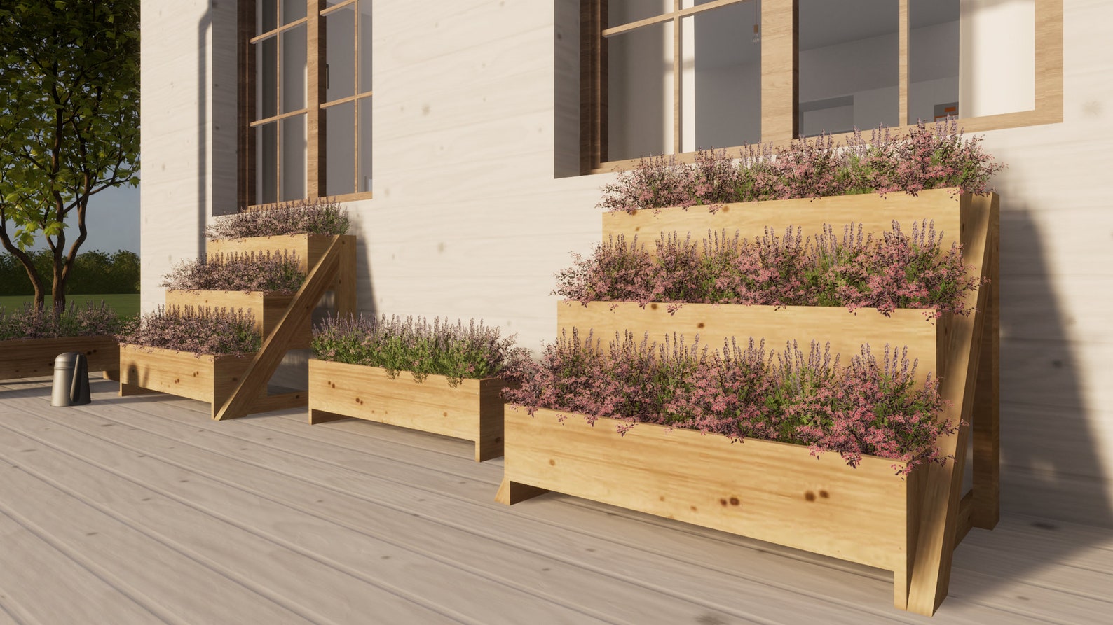 3 Tier Planter Box Plans: DIY Garden Planter (PDF Download, 39x24 In - Etsy