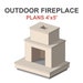 Outdoor Fireplace Plans 4x5 Ft PDF DIY Blueprint - Etsy