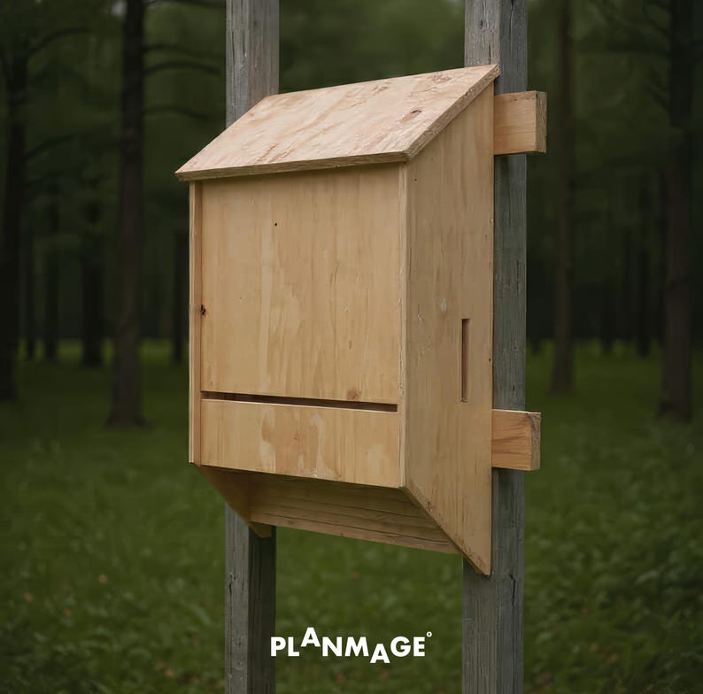 Bat House Plans – Multi-chamber Design (3-chamber) Bat Habitat DIY ...