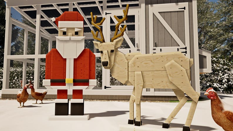 Wooden Reindeer Plans for Christmas Decoration - How to Make a Reindeer ...