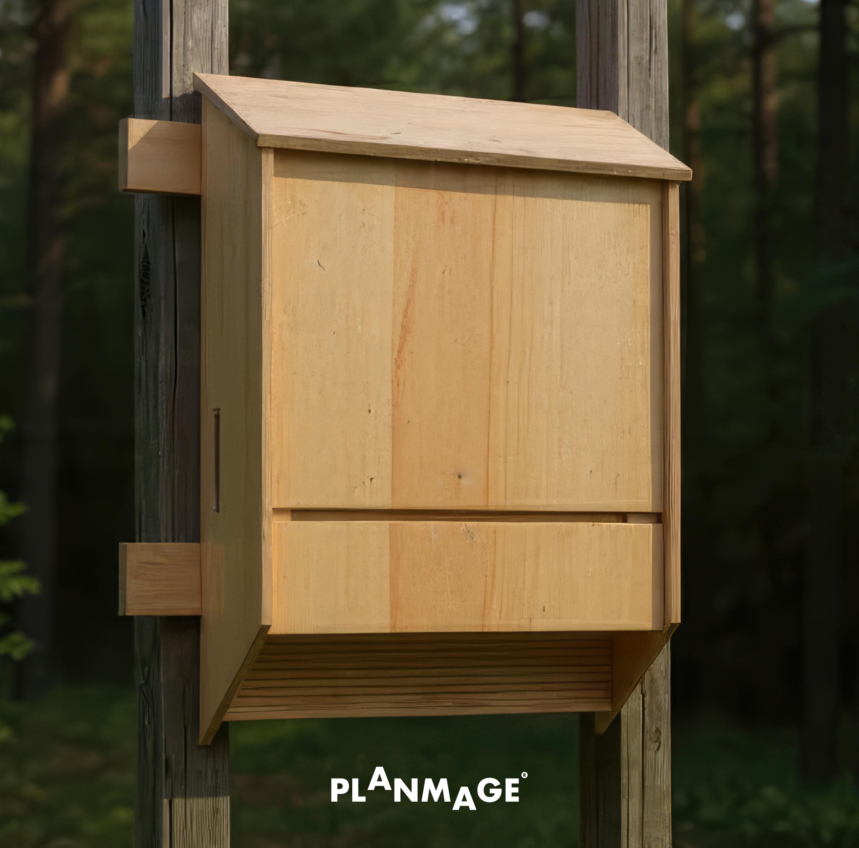 Bat House Plans – Multi-chamber Design (3-chamber) Bat Habitat DIY ...