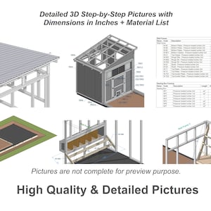 8x20 Walk-in Chicken Coop Plans: 20 Chickens, Shed Roof (PDF Download ...
