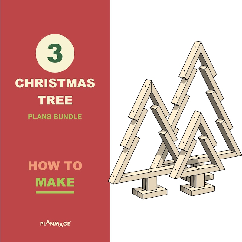 2x4 Christmas Tree - Etsy