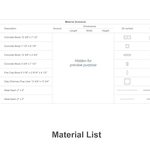 Outdoor Fireplace With Chimney Plans 4x5 Ft, Height 12 Ft PDF DIY ...