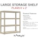 Large Storage Shelf Plans Bundle 1 DIY Modular Shelves Download - Etsy