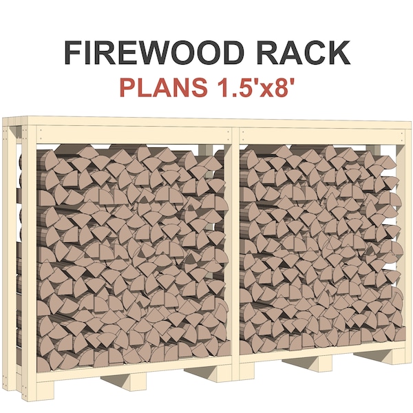 Firewood Rack Plans - Etsy