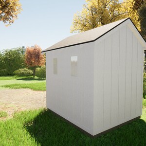 Garden Shed Plans 7x8 DIY Download PDF Plans - Etsy