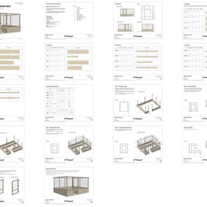 DIY Raised Garden Bed Plans: 12x10 Walk-in Deer Fence (PDF) - Etsy