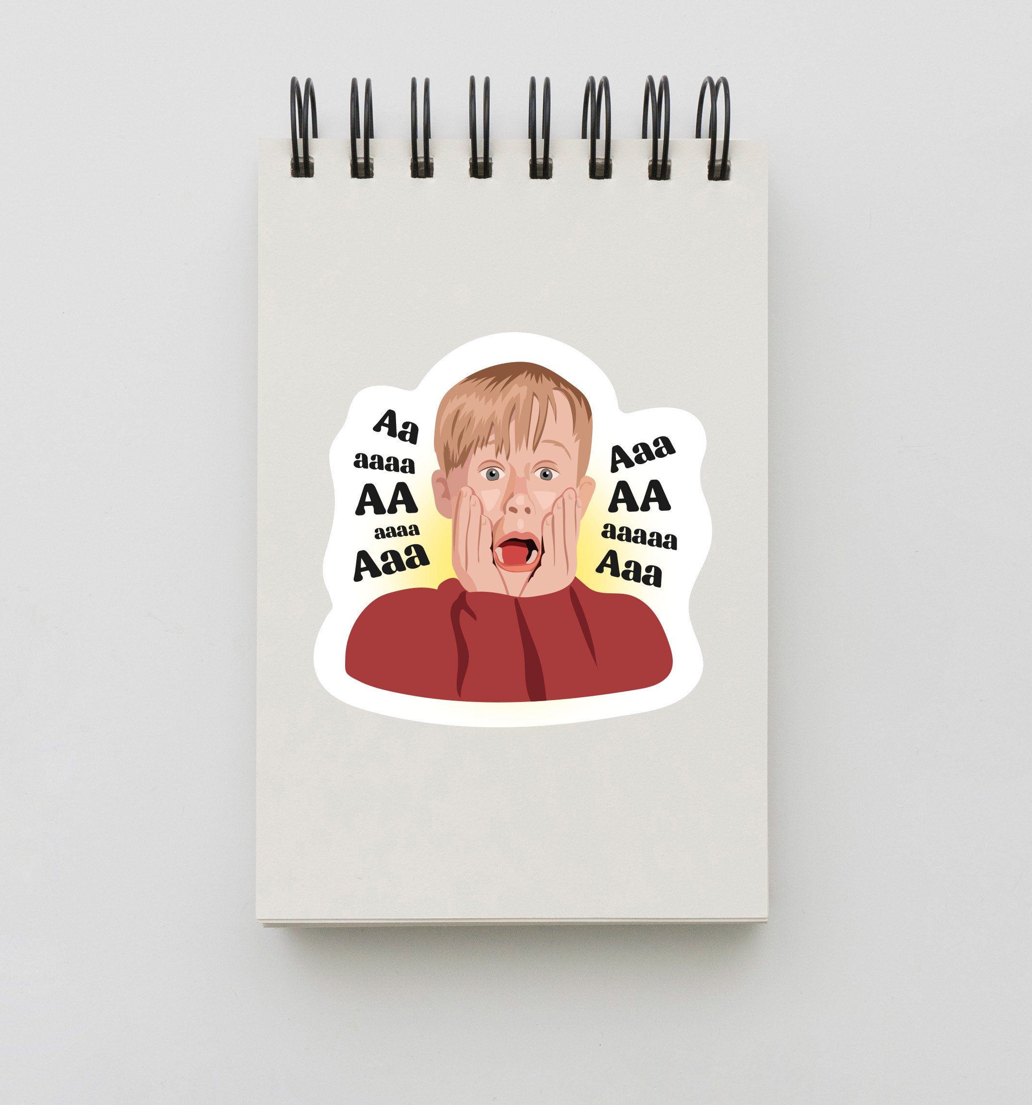 Home Alone Sticker, Kevin Sticker, Scared Kevin - Etsy