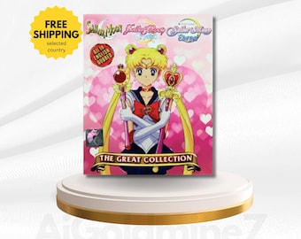 Sailor Moon Complete Series Collection Box Set Anime DVD (1-239 ...