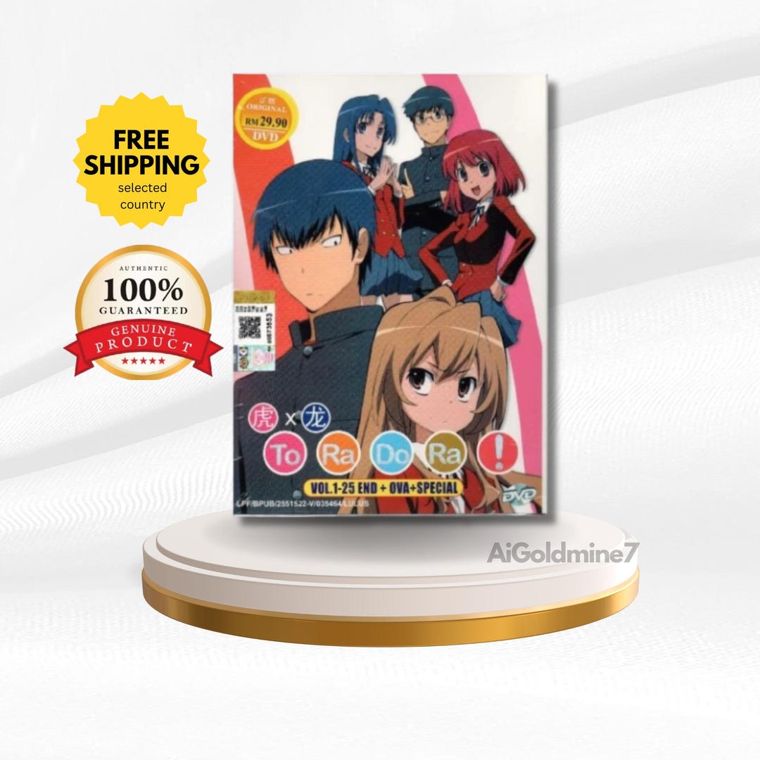 DVD Anime Toradora! Complete TV Series (1-25 End) +OVA +special English ...