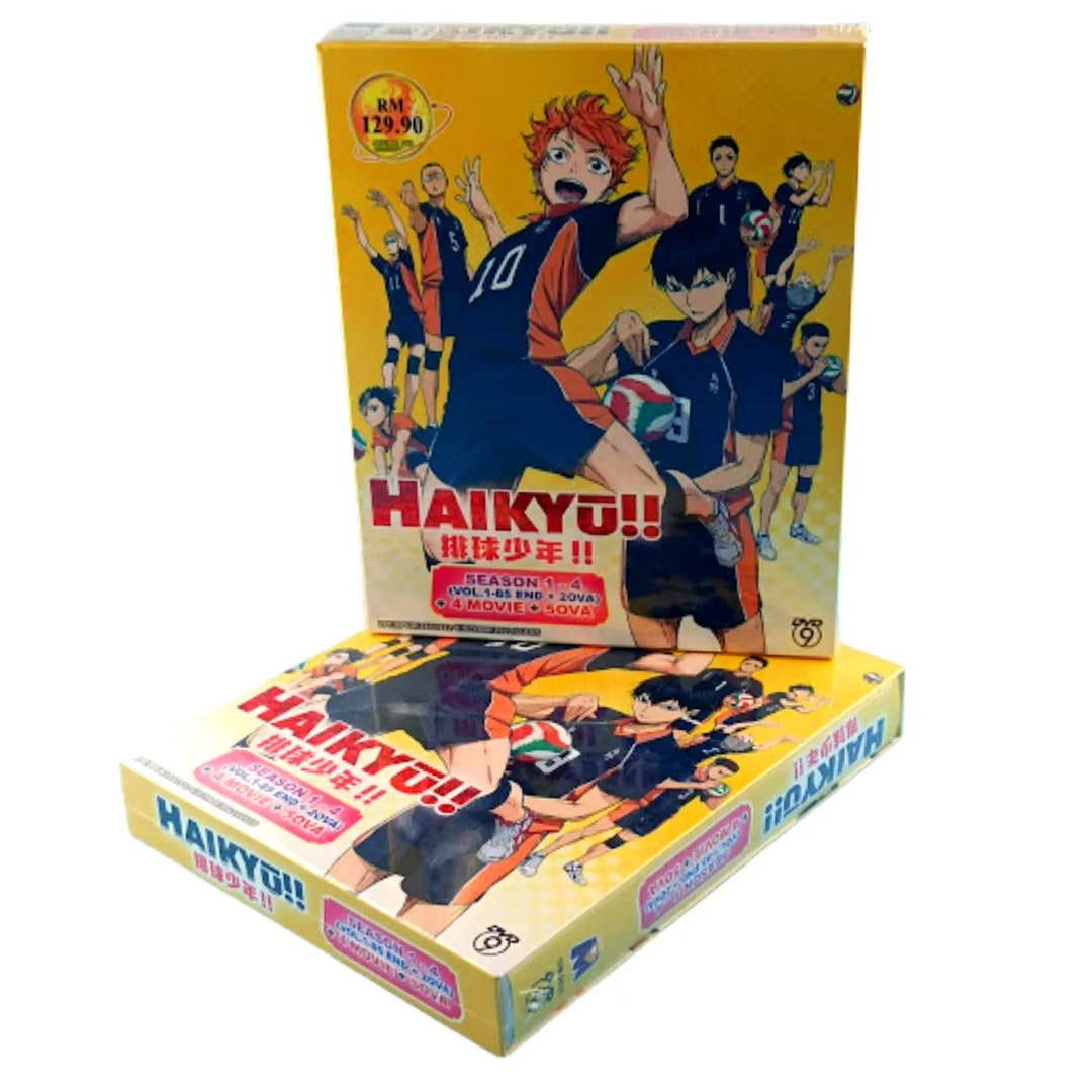 DVD Haikyu!! Season 1-4 Vol.1-85 End (english Dub)+ 4 Movies + 5 OVA ...