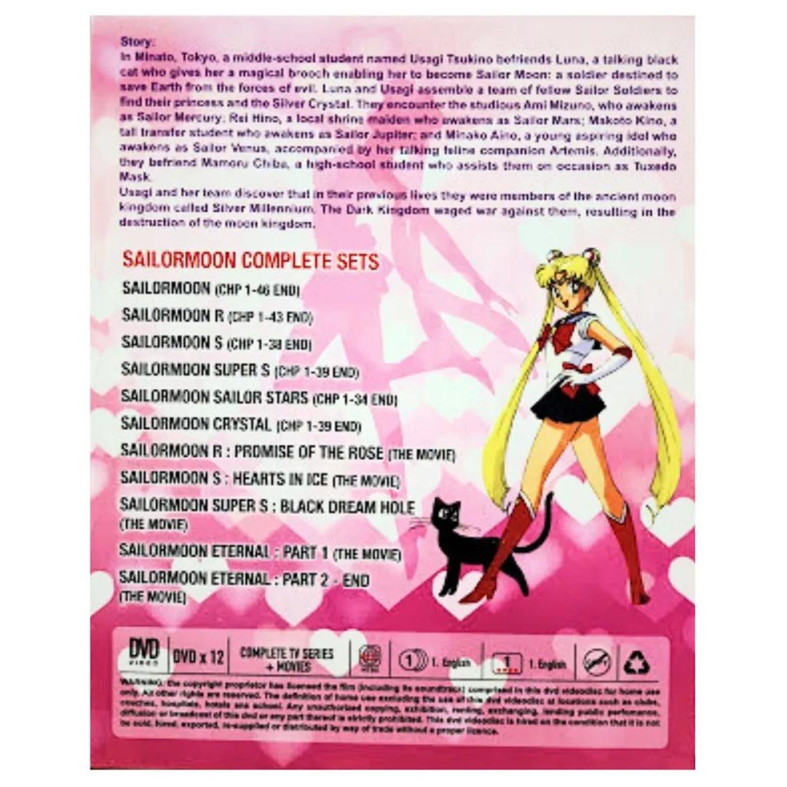 Sailor Moon Komplette Sammlung - Box Set (1-239 Folgen + 5 Filme ...