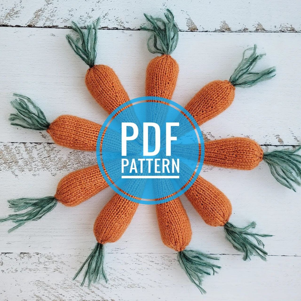 PDF! Carrot Knitting Pattern. Knitting Vegetables. Easter Props ...