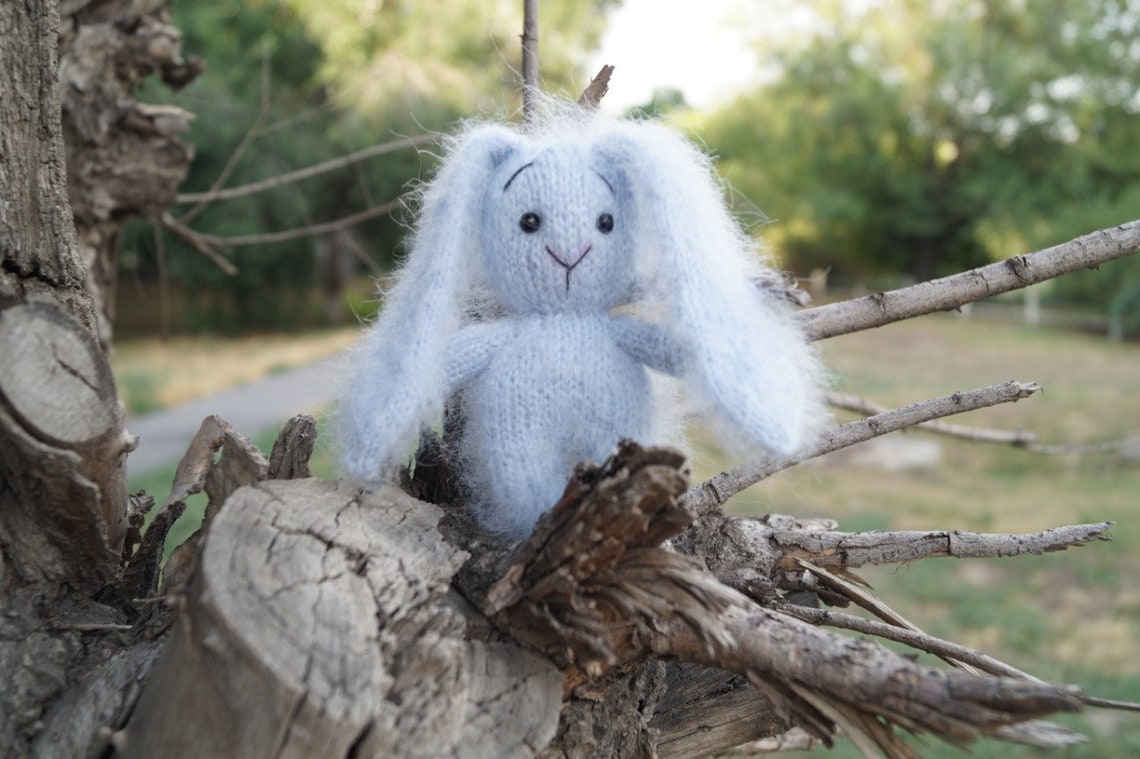 PDF Bunny Toy Knitting Pattern. PDF. Animal Pattern Toy. - Etsy