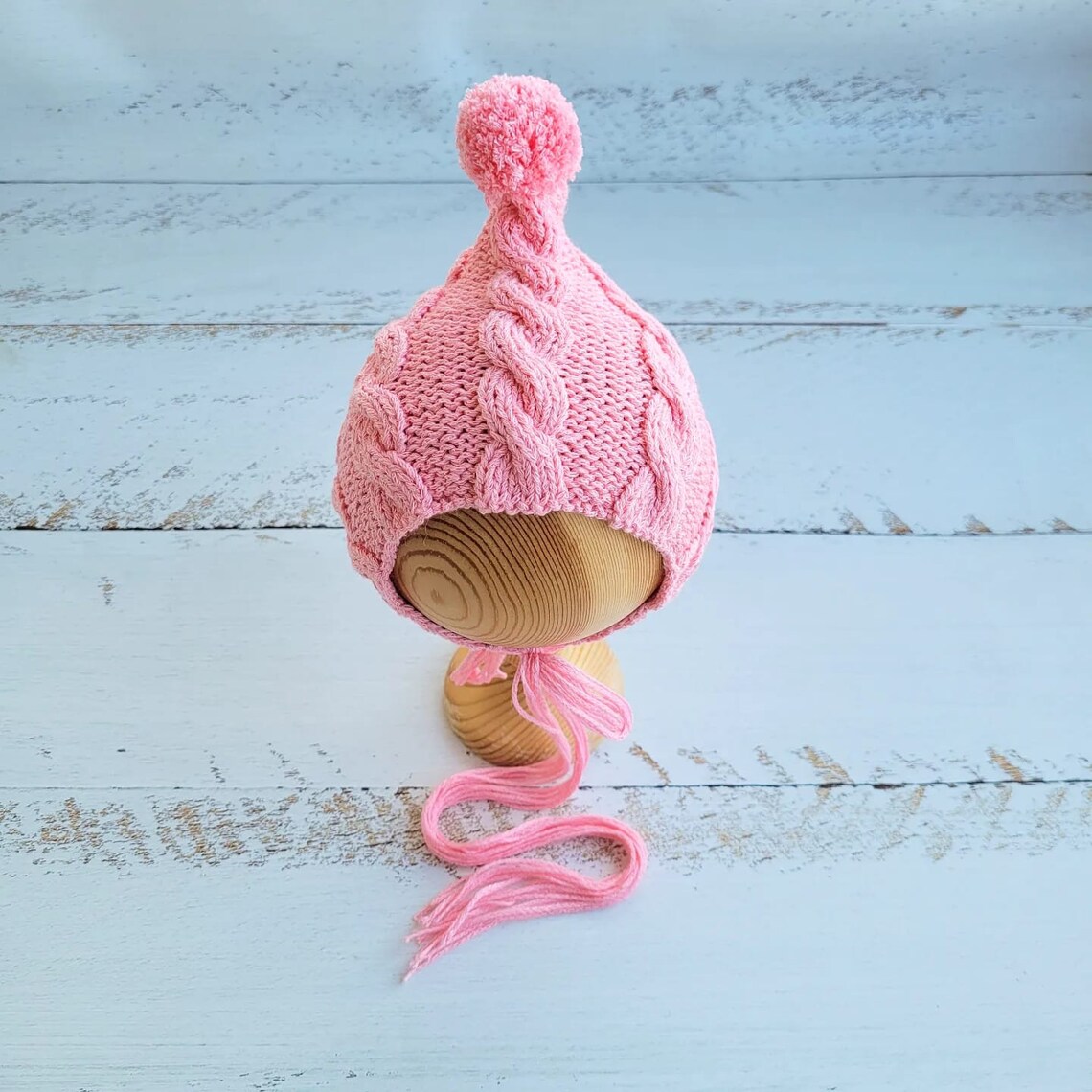 6 COLORS Pixie Newborn Bonnet, Baby Photo Props. - Etsy