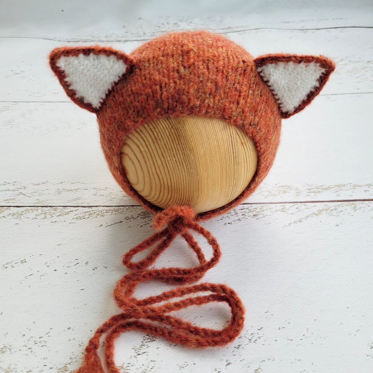 Newborn Fox and Bonnet, Stuffed Animal Toy/ Newborn Photo Props - Etsy