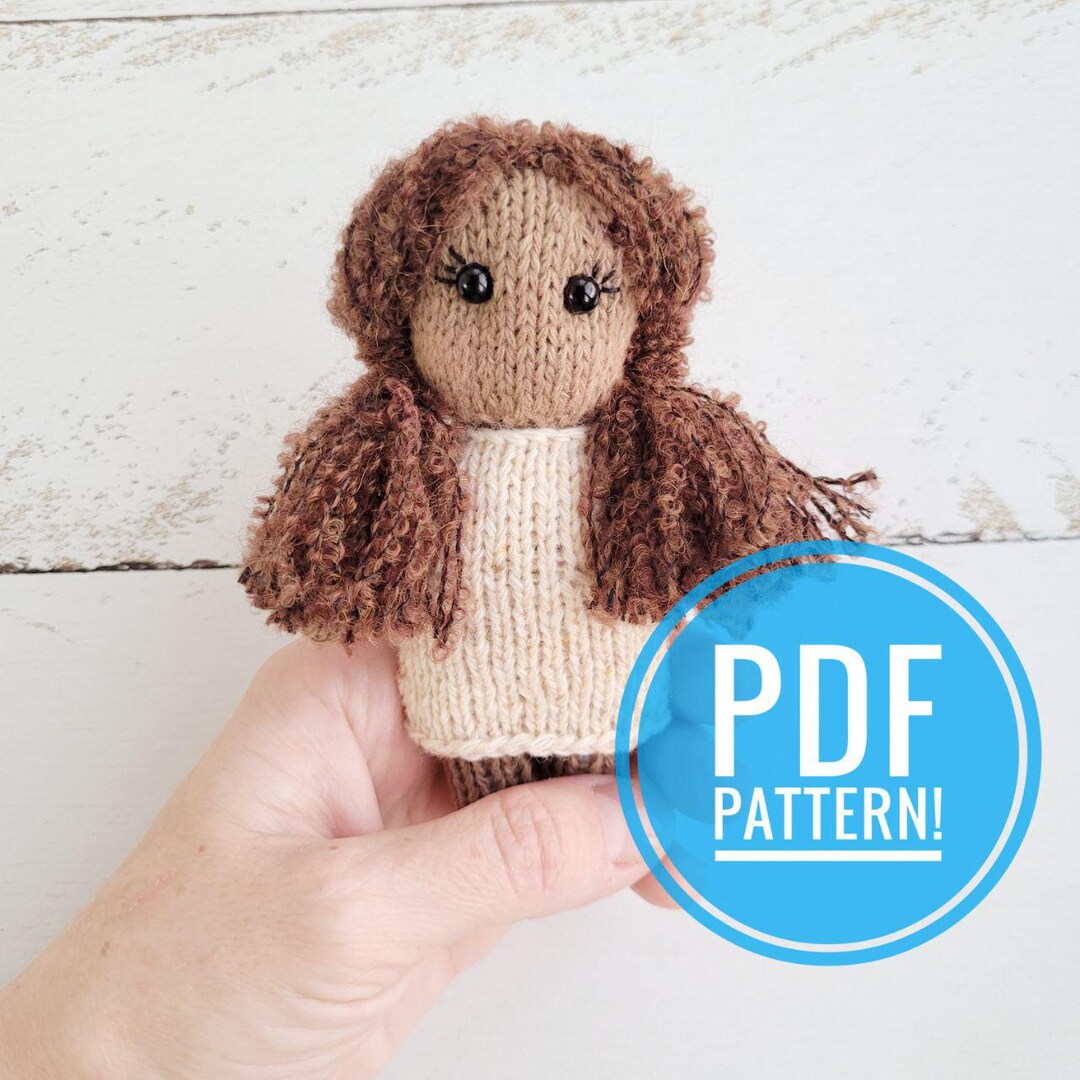 PDF! Doll Toy Knitting Pattern - Etsy