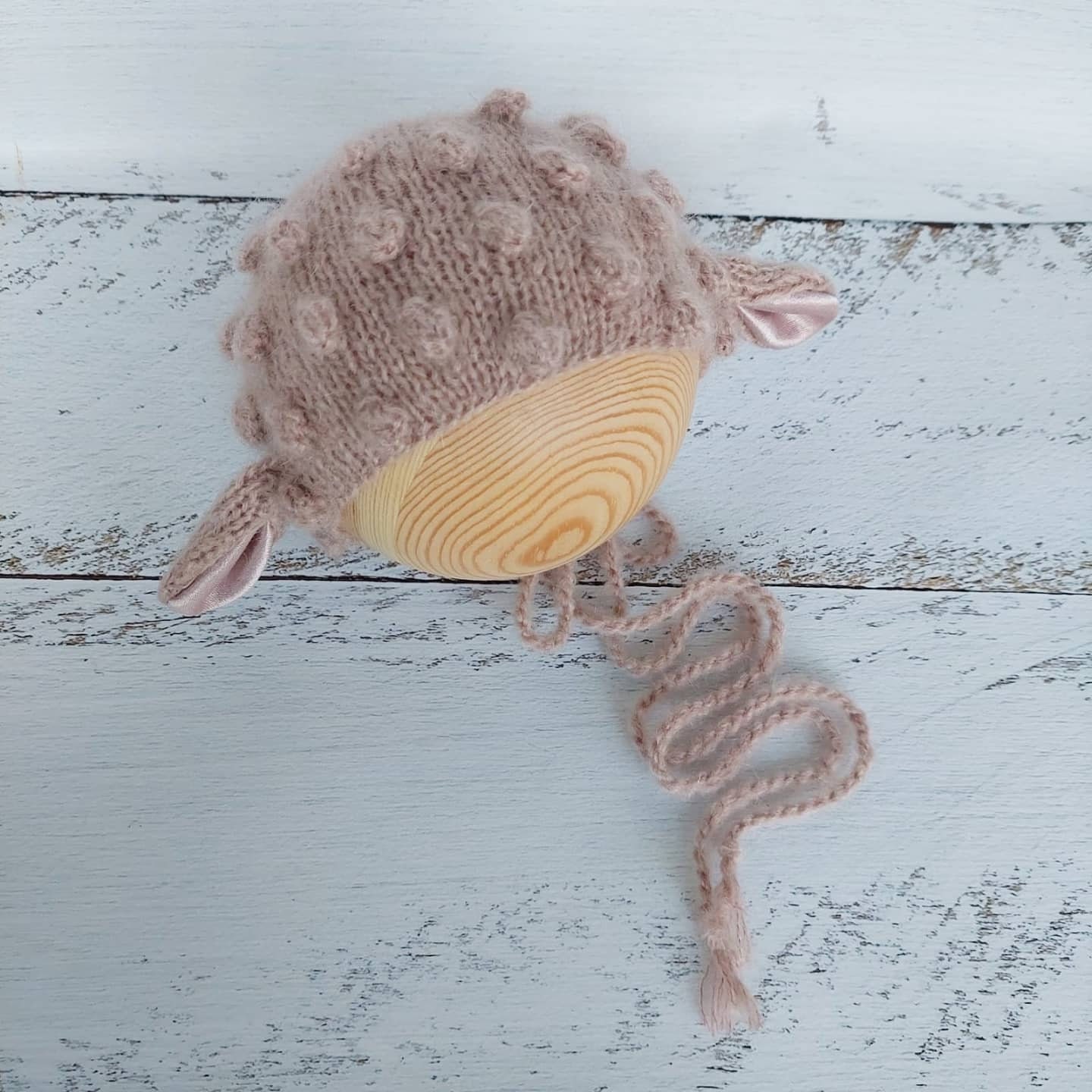 PDF Sheep Newborn Knitting Bonnet. Animal Hat Tutorial. Newborn Props ...