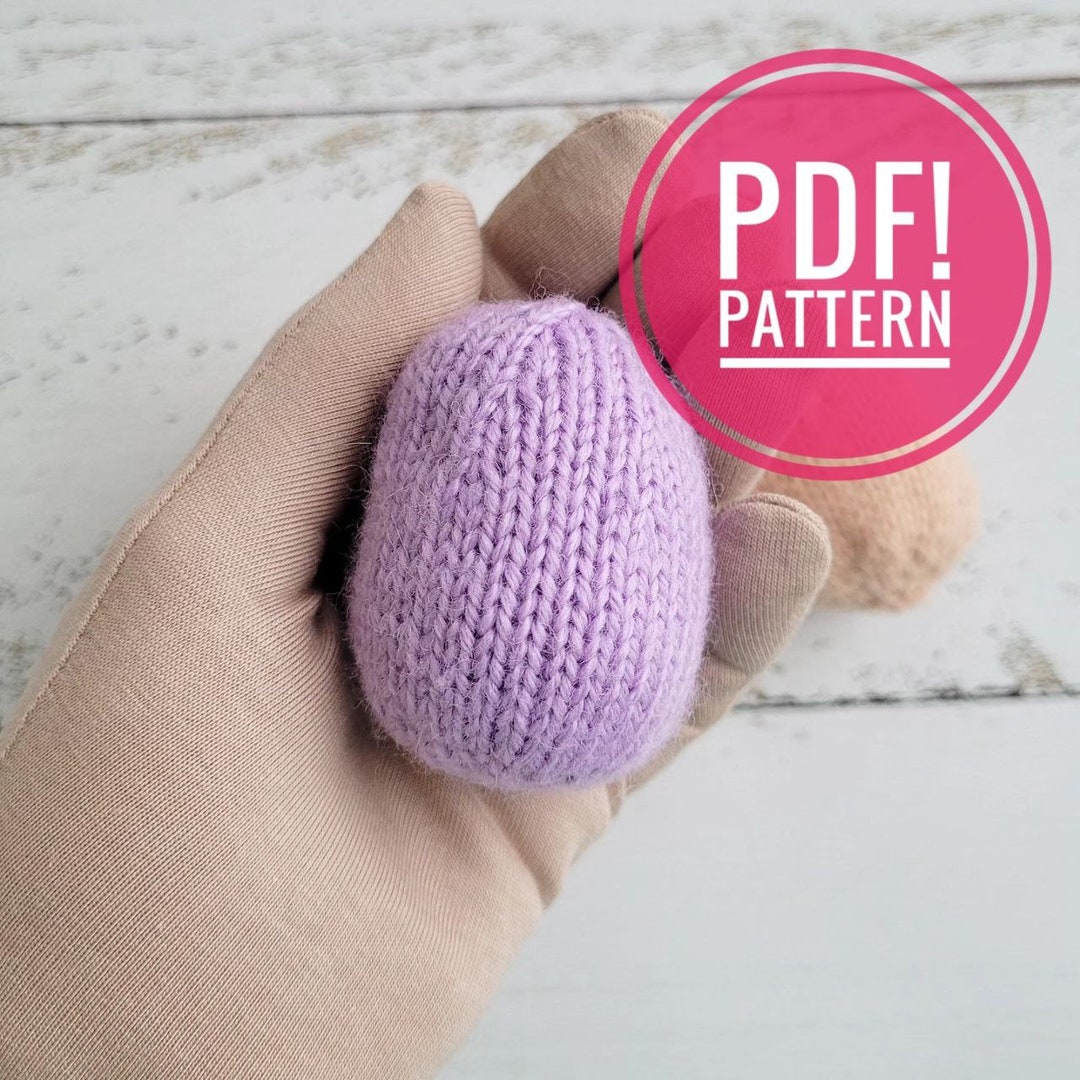 PDF! Egg Knitting Pattern. Easter - Etsy