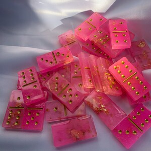 Customisable Domino Set - Resin Domino Set - Handmade Domino Set ...