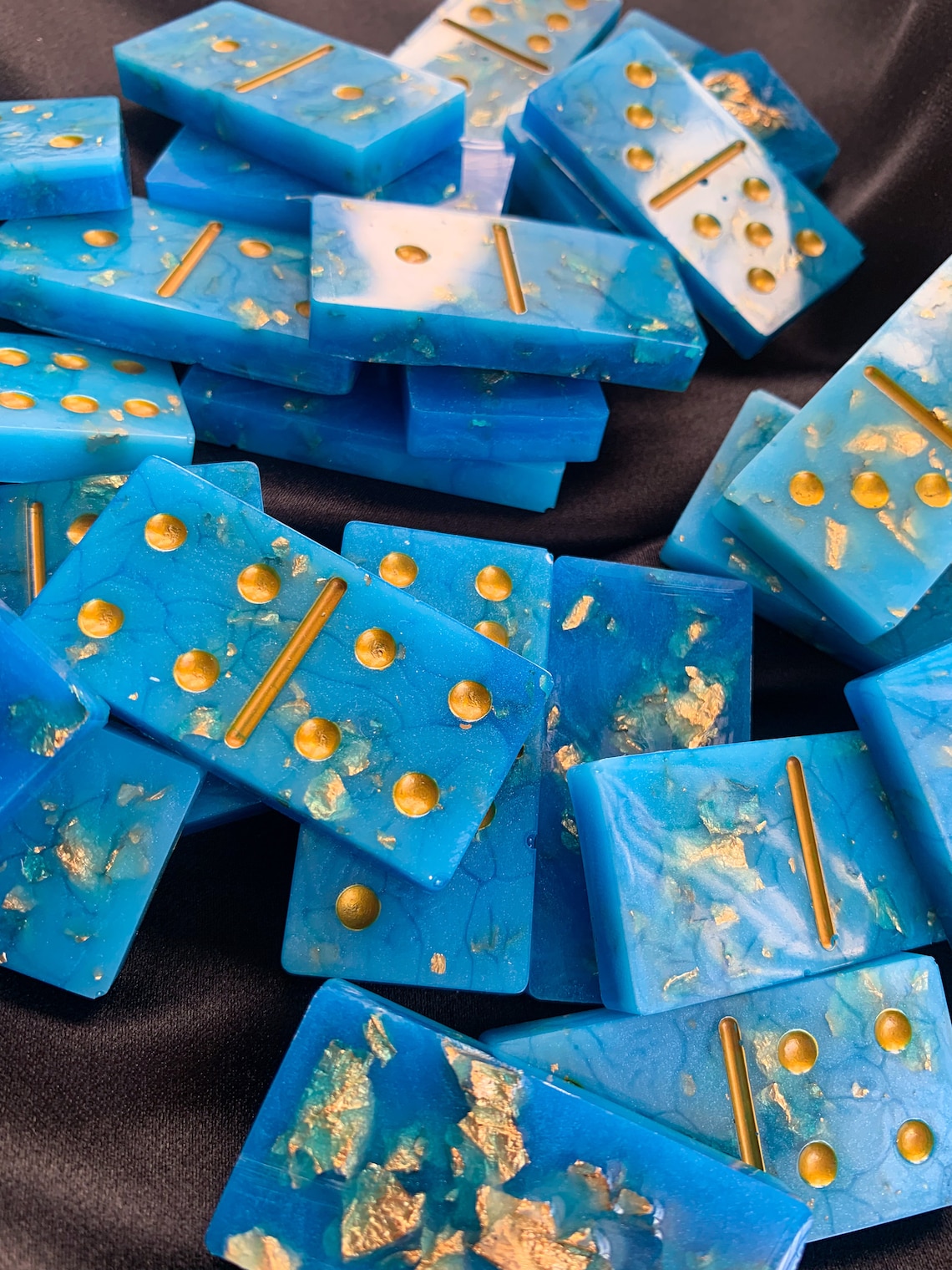 Customisable Domino Set Resin Domino Set Handmade Domino Set Games ...