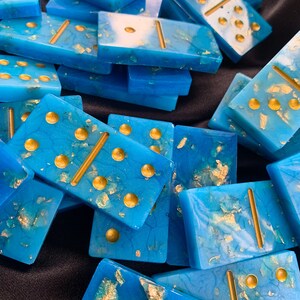 Customisable Domino Set - Resin Domino Set - Handmade Domino Set ...
