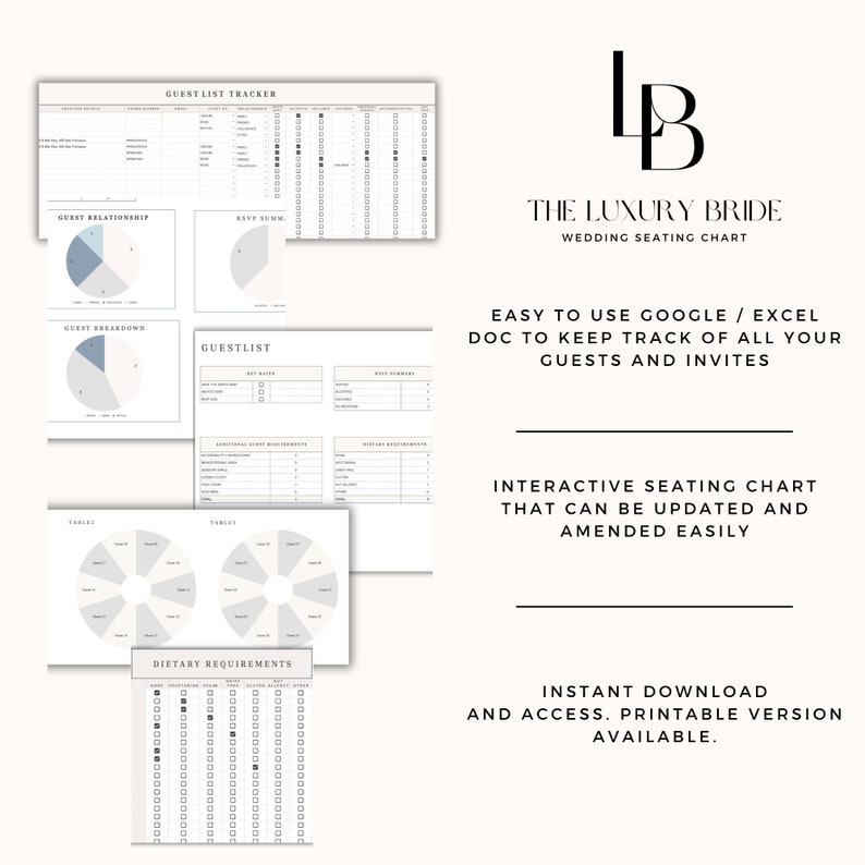 Interactive Wedding Seating Chart - Etsy