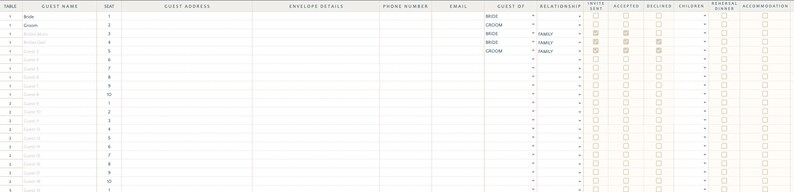 Interactive Wedding Seating Chart - Etsy