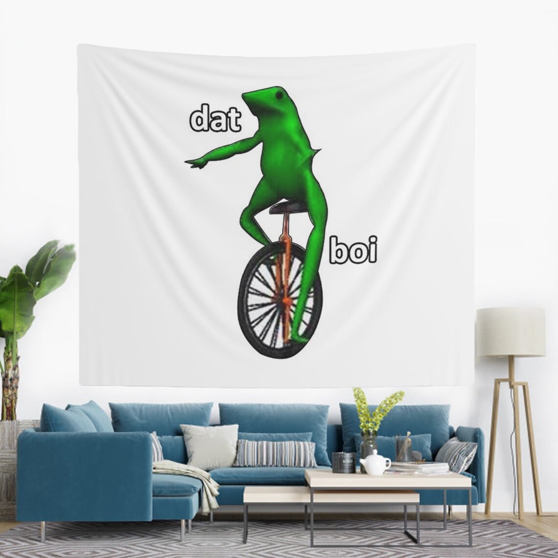 Dat Boi Meme Wall Tapestry, College Room & Hostel Dorm Decor, Dat Boi ...