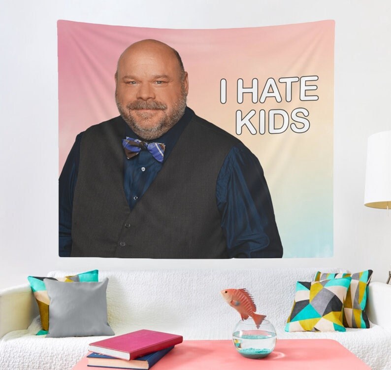 Bertram Hate Kids Wall Tapestry, Betram Meme Wall Decor, Funny Bertram ...