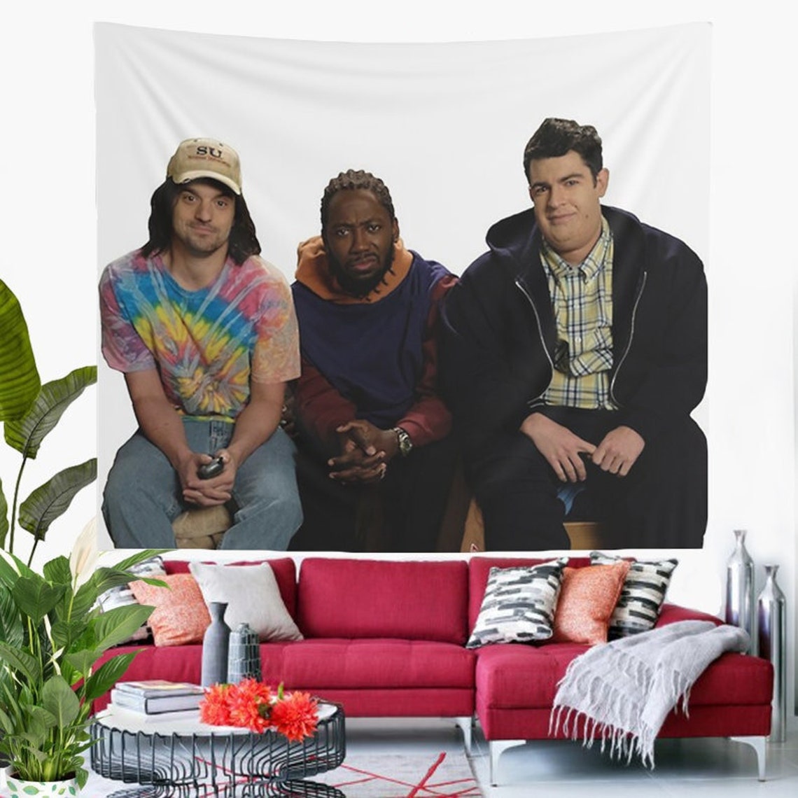The Crew Wall Tapestry, Hostel Dorm Party Decor, Funny the Crew Wall ...