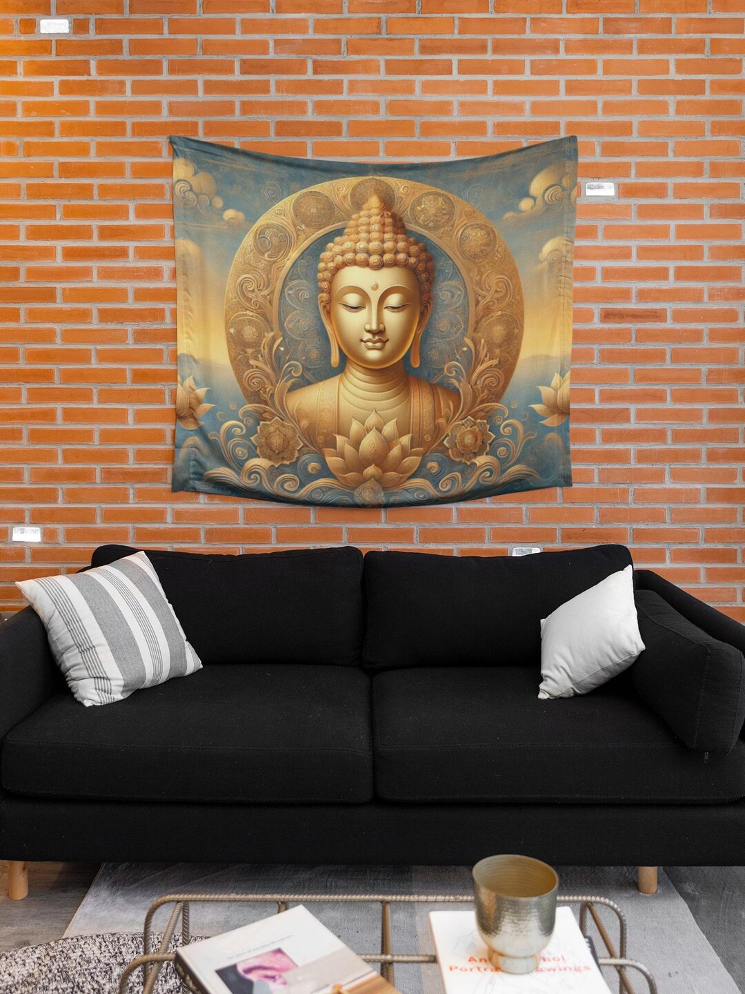 Buddha Tapestry Wall Art – Spiritual Wall Hanging for Bedroom Dorm, Zen ...