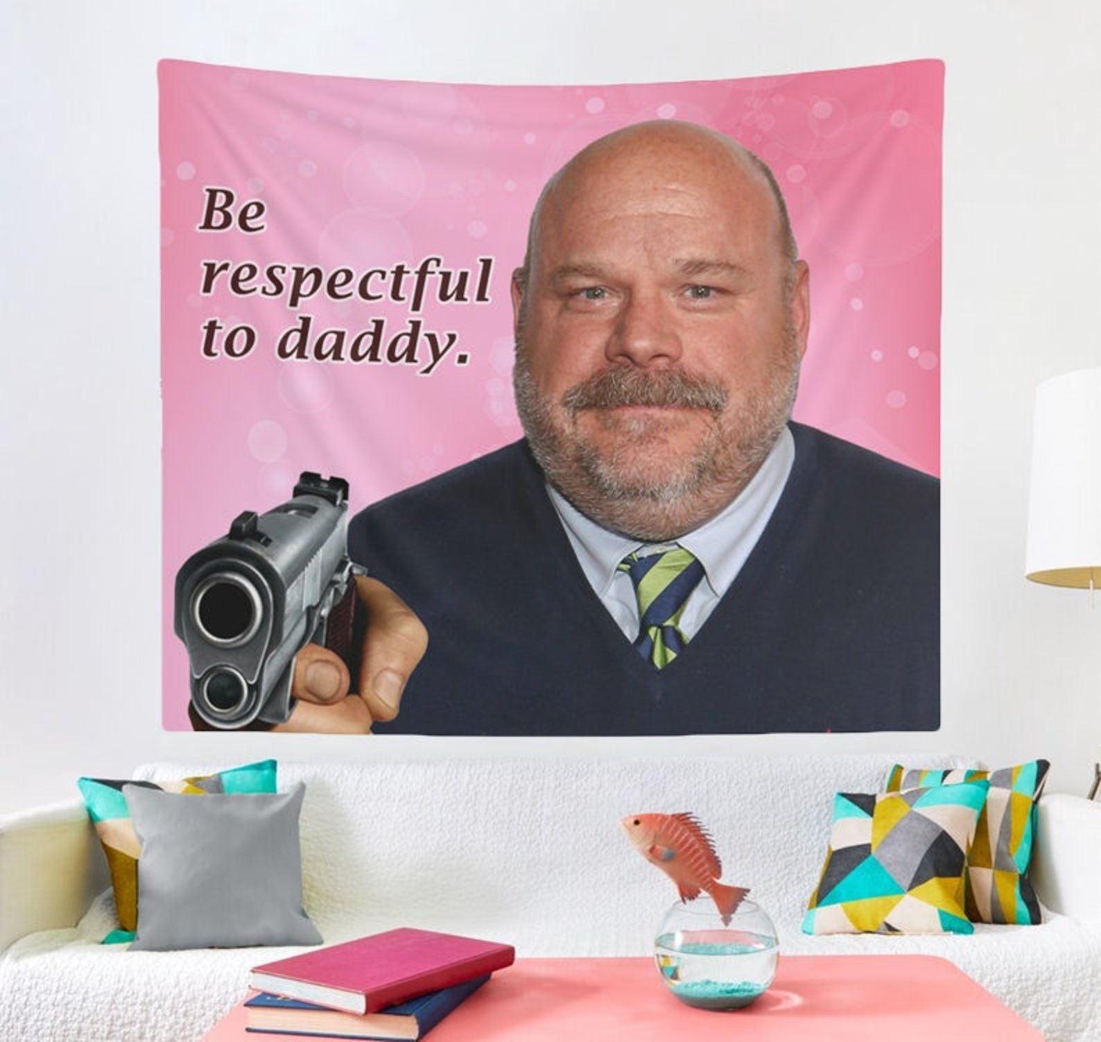 Bertram Jessie Funny Wall Tapestry, Hostel Dorm Decor, Funny Bertram ...