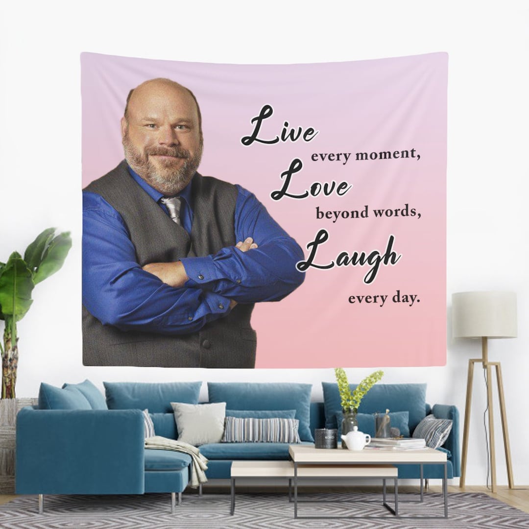 Bertram Live Laugh Love Tapestry, Betram Meme Wall Decor, Funny Bertram ...