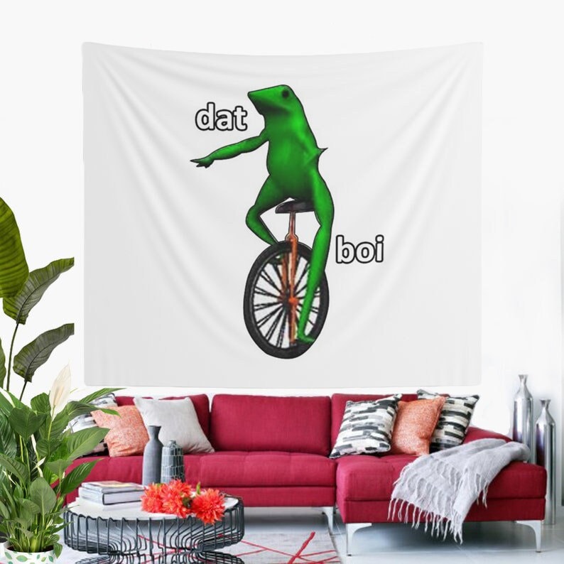 Dat Boi Meme Wall Tapestry, College Room & Hostel Dorm Decor, Dat Boi ...