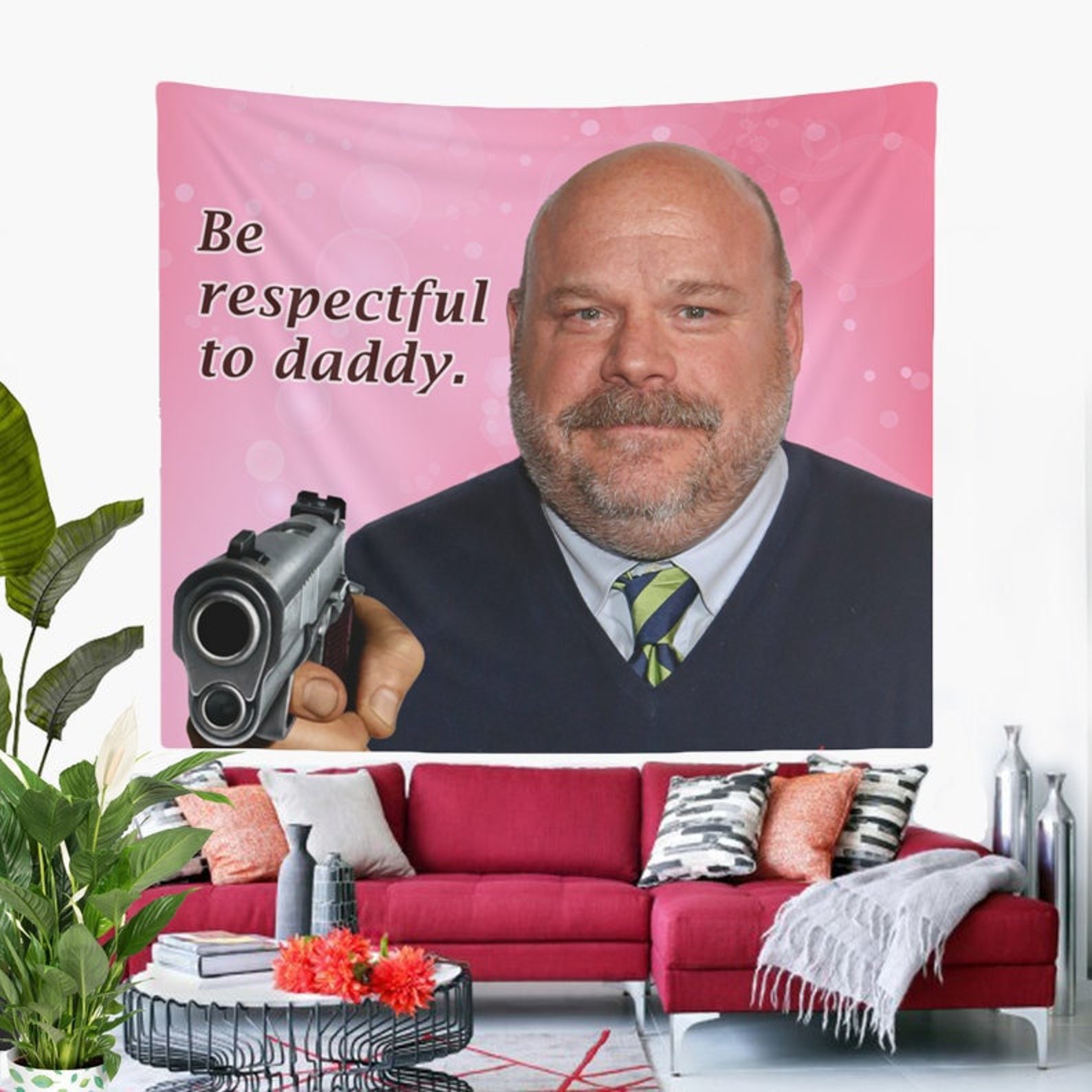 Bertram Jessie Funny Wall Tapestry, Hostel Dorm Decor, Funny Bertram ...