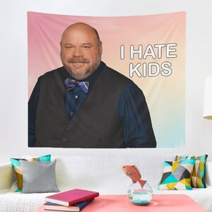 Bertram Hate Kids Wall Tapestry, Betram Meme Wall Decor, Funny Bertram ...