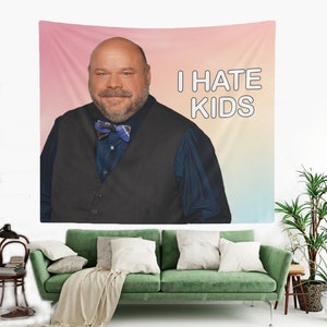 Bertram Hate Kids Wall Tapestry, Betram Meme Wall Decor, Funny Bertram ...
